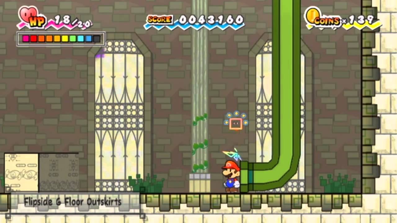 Let's Play Super Paper Mario - Part 14: The Second Heart Pillar - YouTube