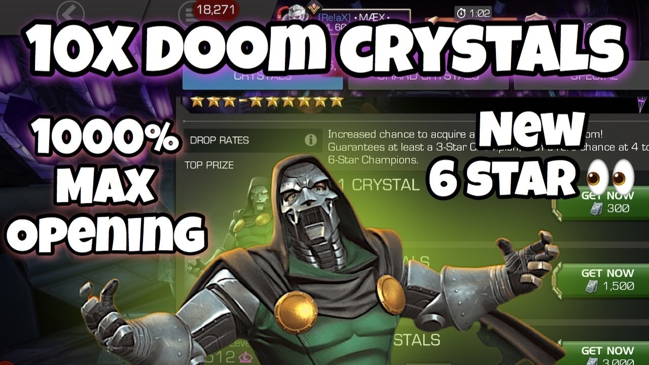 10 DOOM CRYSTALS!! GREAT OPENING 😁 - YouTube