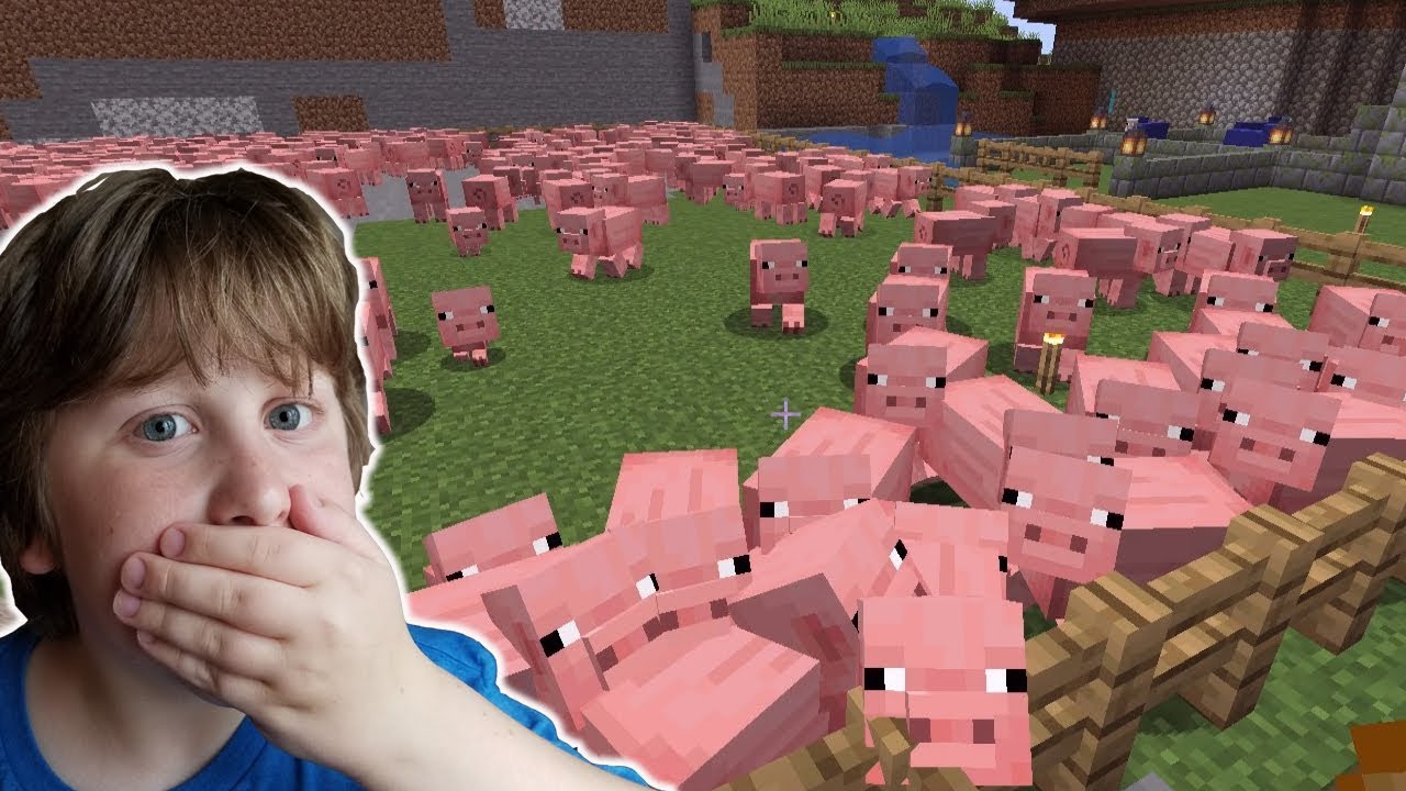 ATTACKED BY PEWDIEPIE'S PIG ARMY IN MINECRAFT! 🐷 - YouTube