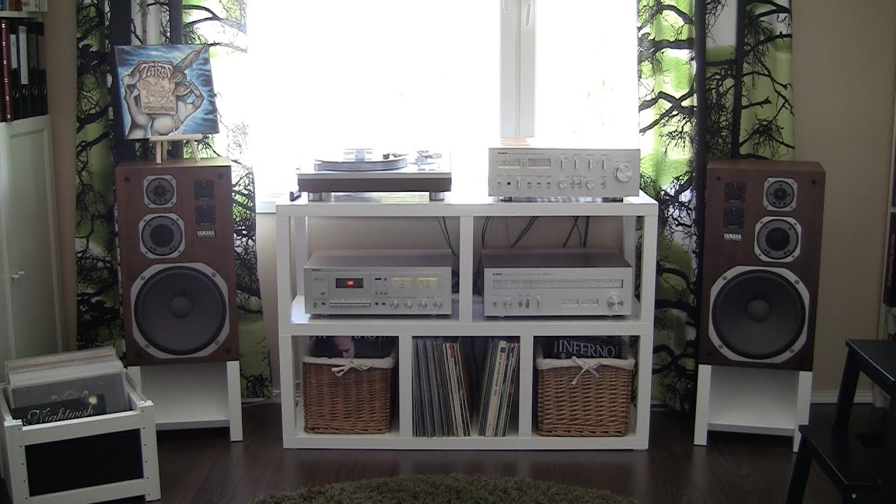 Music Room Tour May 2015 - The Vinyl Corner - YouTube