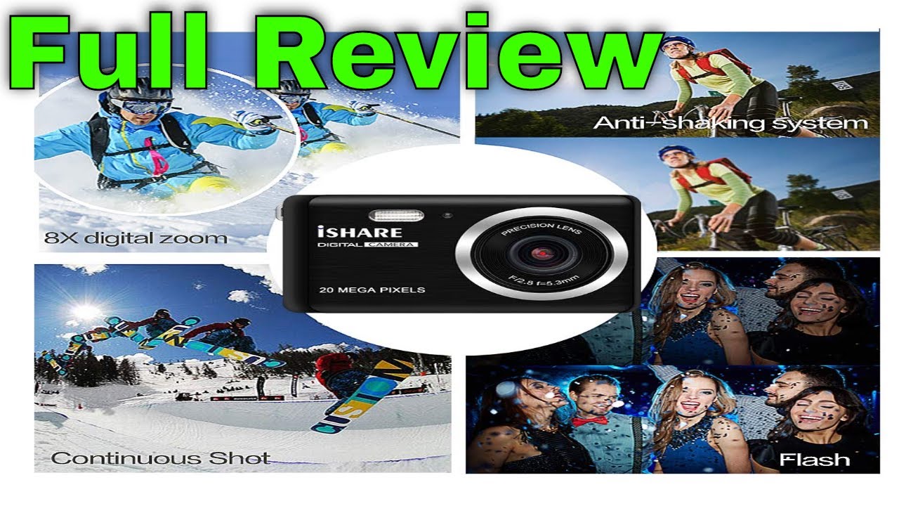 Mini Digital Camera for Photography with 2.8 Inch LCD 8X Digital Zoom ...