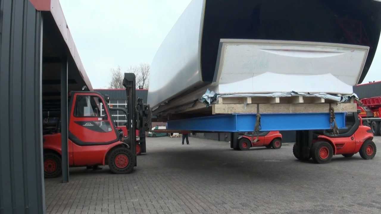 Groot transport bij Adel Polyester - YouTube