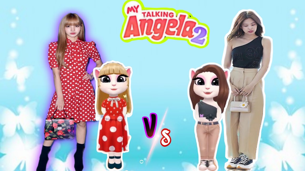 My Talking angela - Lisa Vs jennie Blackpink - My talking Angela 2 new ...