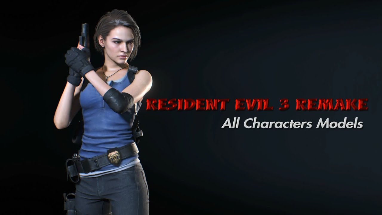 Resident Evil 3 Remake | All Characters Models Unlocked Showcase - YouTube