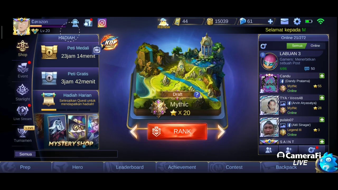 Orang jago pengen push rank - YouTube