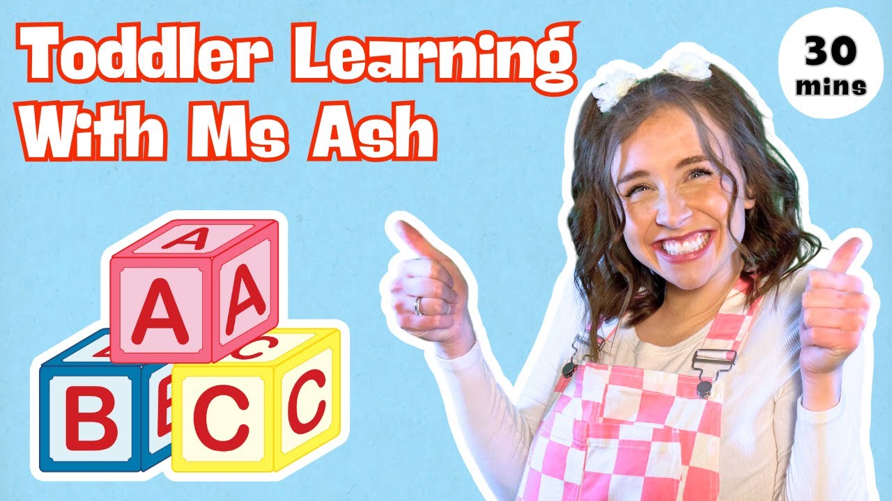 Toddler Learning with Ms Ash | Learn Numbers & ABC's | Kids Songs ...
