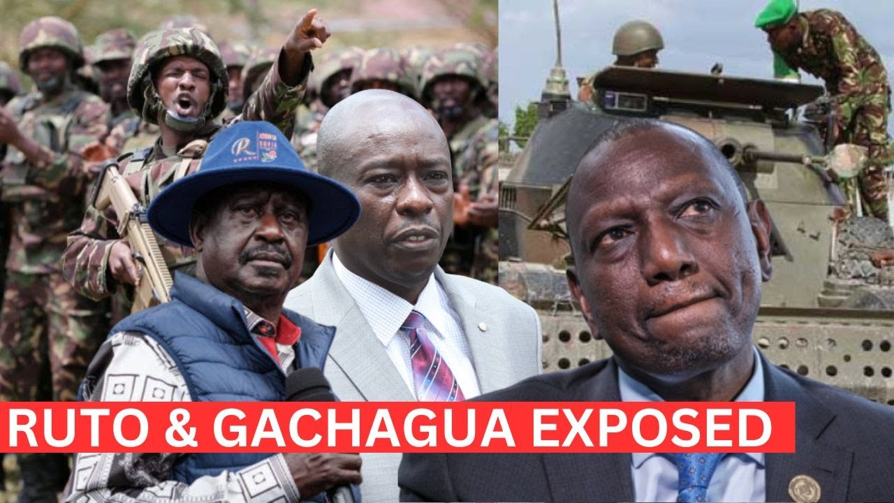 RUTO EXPOSED BY RAILA FOR TAKING KENYA ARMY CHOPPER AND GAVE GACHAGUA ...
