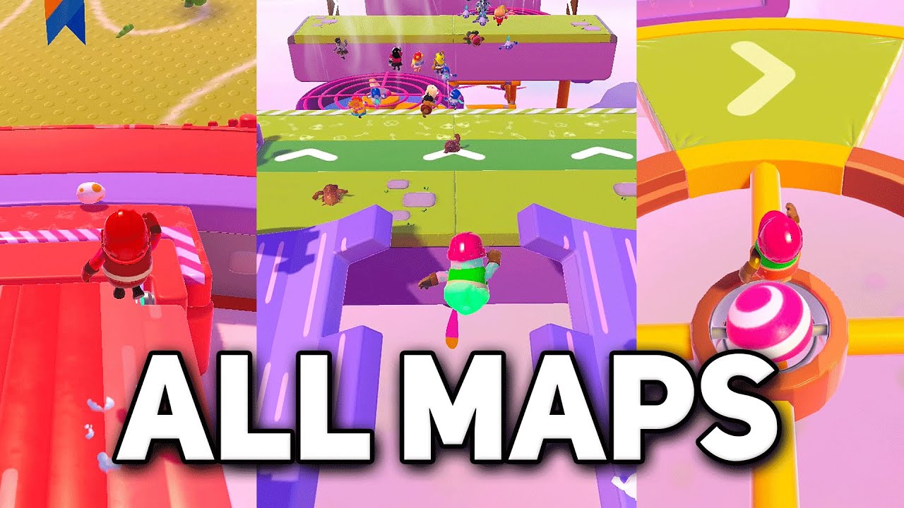 ALL Fall Guys Legacy Season 2 Maps Tips & Tricks - YouTube