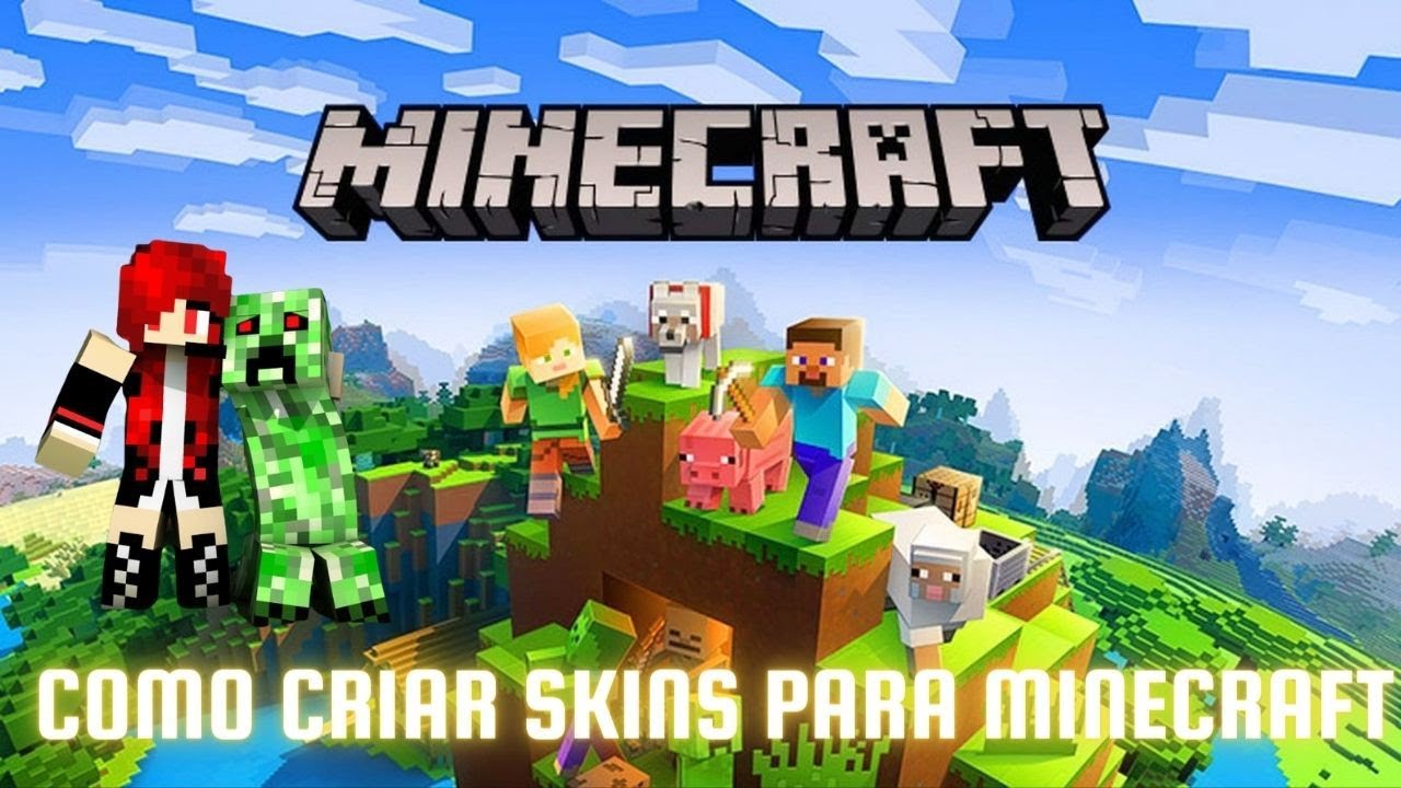 COMO CRIAR SKINS PARA MINECRAFT! - YouTube