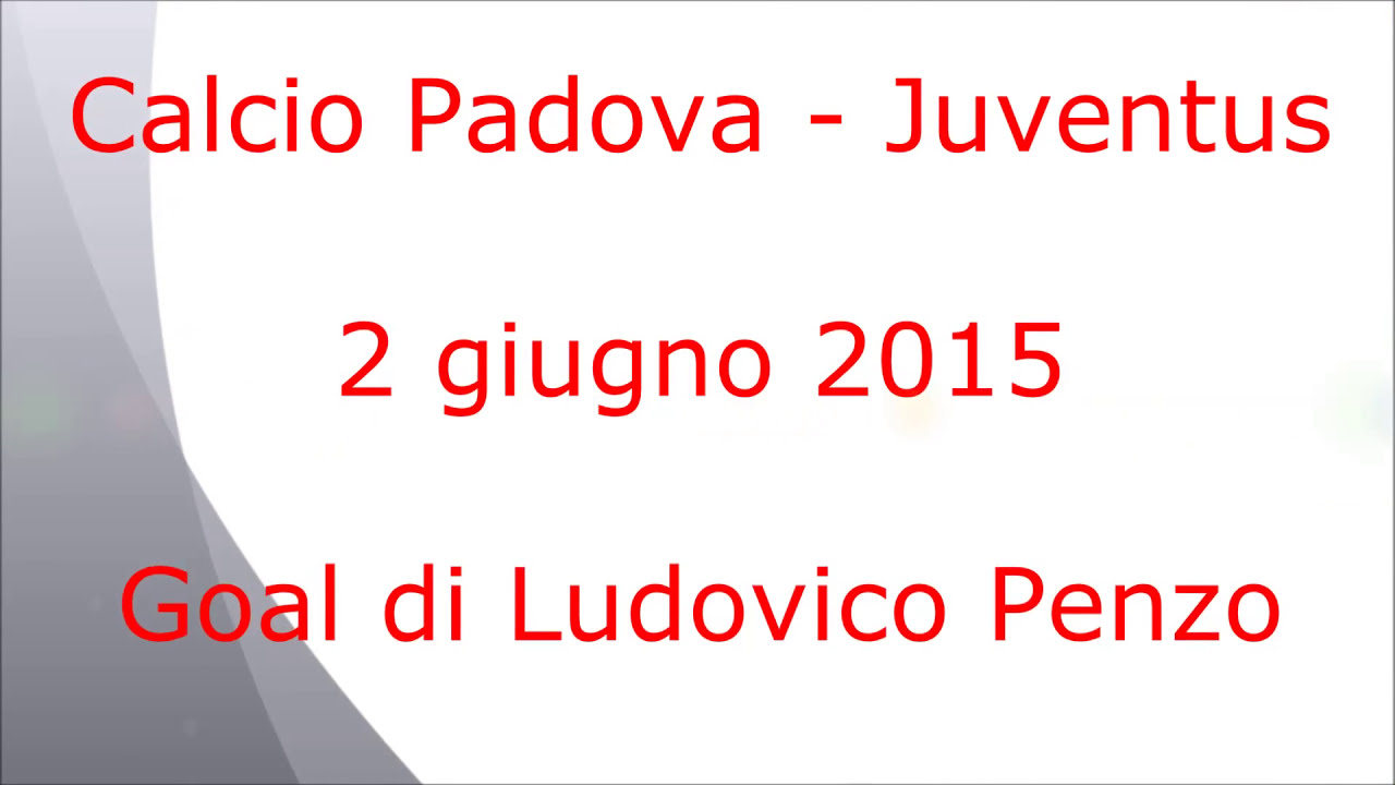 Ludovico Penzo Goal sotto il portiere contro la Juventus - YouTube