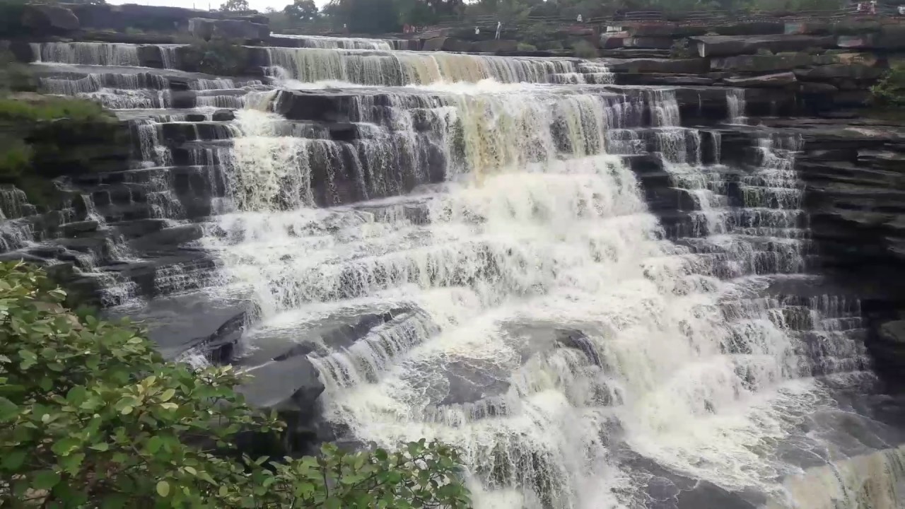 Devdari || Rajdari Waterfall in Chandauli - YouTube