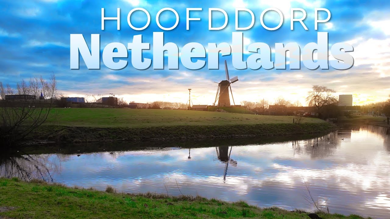 A Morning Walk Through Charming Hoofddorp (Dutch Town Near Amsterdam ...