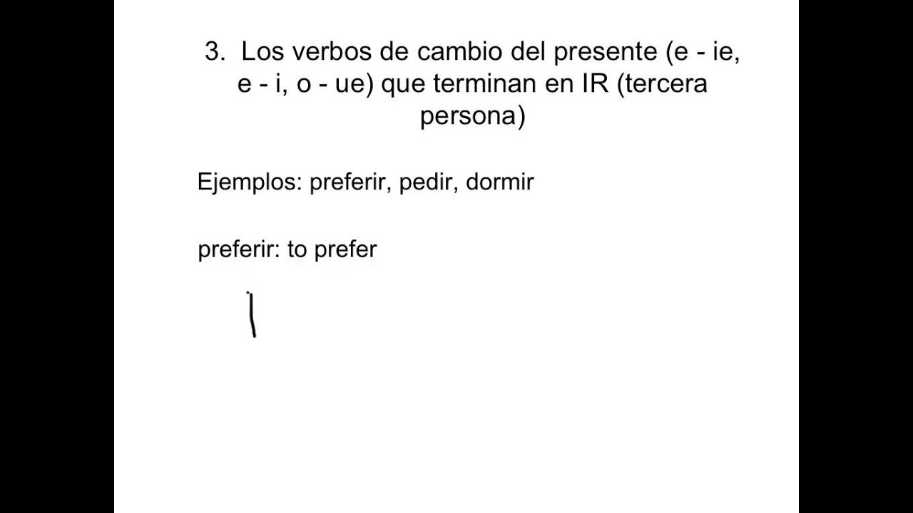 El pretérito - los verbos de cambio - YouTube