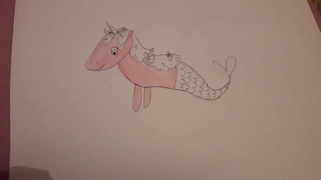 Drawing Strawberry Shortcake as a Mermicorn - YouTube