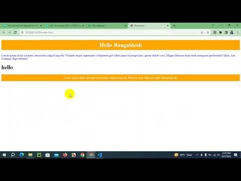 Class-3-CSS Syntax, selector & create simple Navbar and header - YouTube