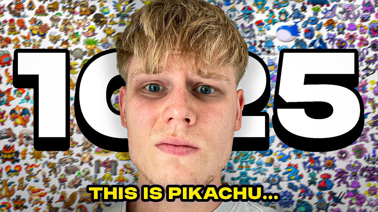 I Tried Naming ALL 1025 Pokemon - YouTube