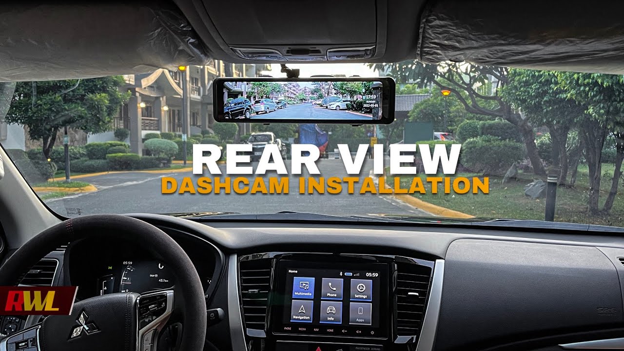 Rear View Dashcam Installation - YouTube