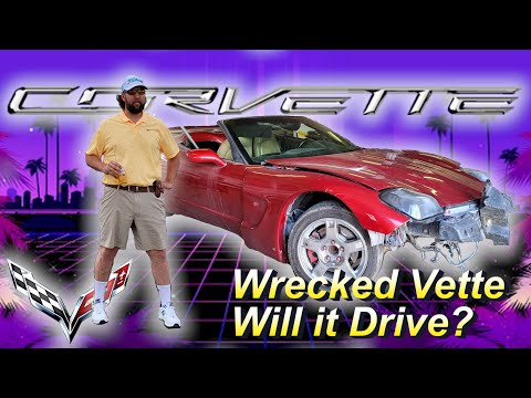 I bought a Wrecked Auction Corvette - Will it RUN AND DRIVE?