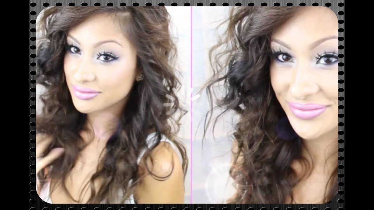 Glam Party Curls!! Super curly!! - YouTube