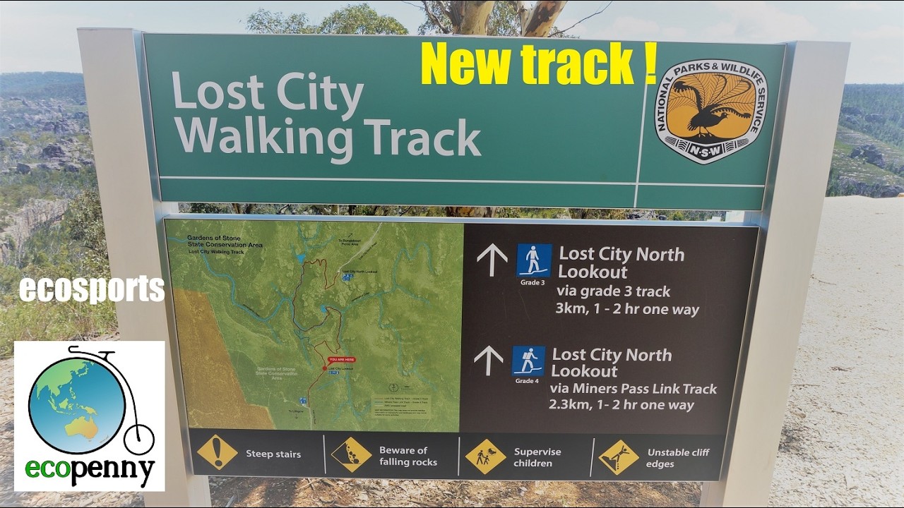 Lost City Walking Track NEW for 2025 in Lithgow NSW - YouTube