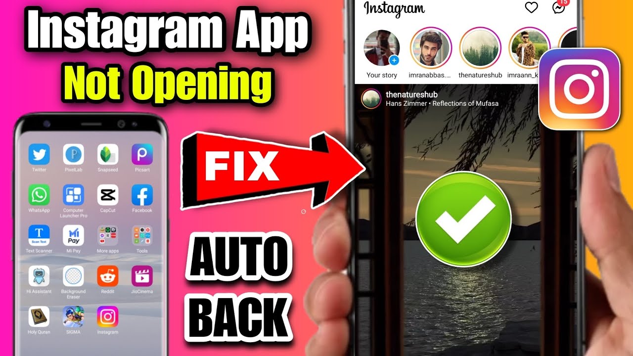 instagram auto back problem 2023 | instagram not opening | instagram ...