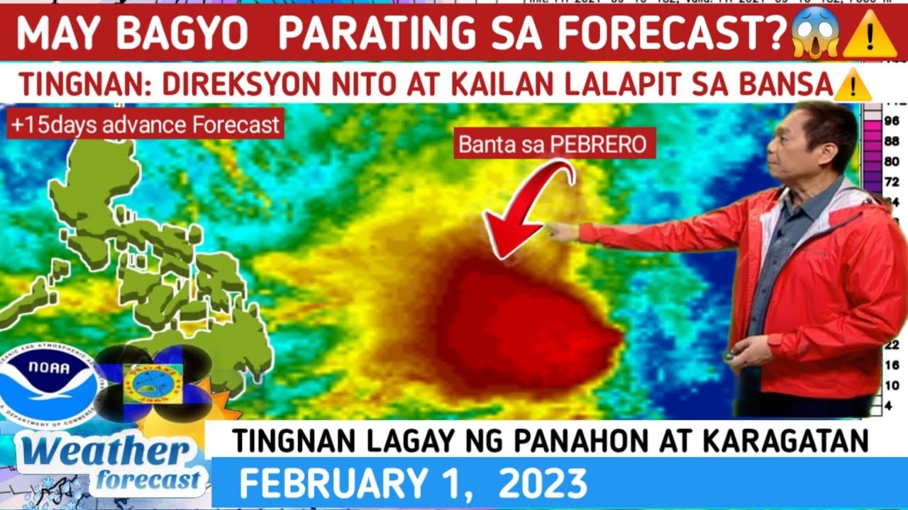 MAY BAGYO PARATING SA FORECAST?😱TINGNAN DITO⚠️| WEATHER UPDATE TODAY ...
