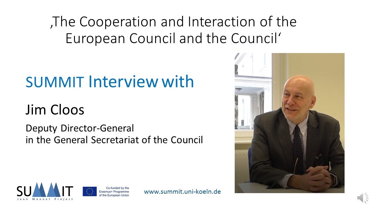 SUMMIT interview with Jim Cloos on the interaction of the European ...