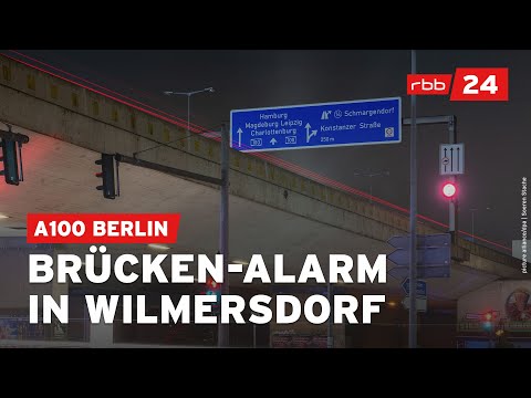 A100: Neue Sperrungen wegen maroder Brücke in Wilmersdorf