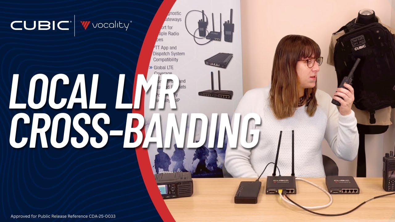 Vocality RoIP Local LMR Cross-Banding Demonstration - YouTube