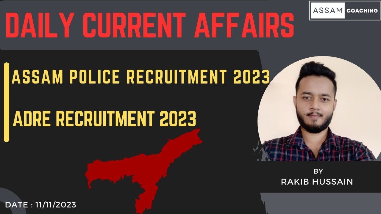 11 November 2023 | Daily Assam Current Affairs - YouTube