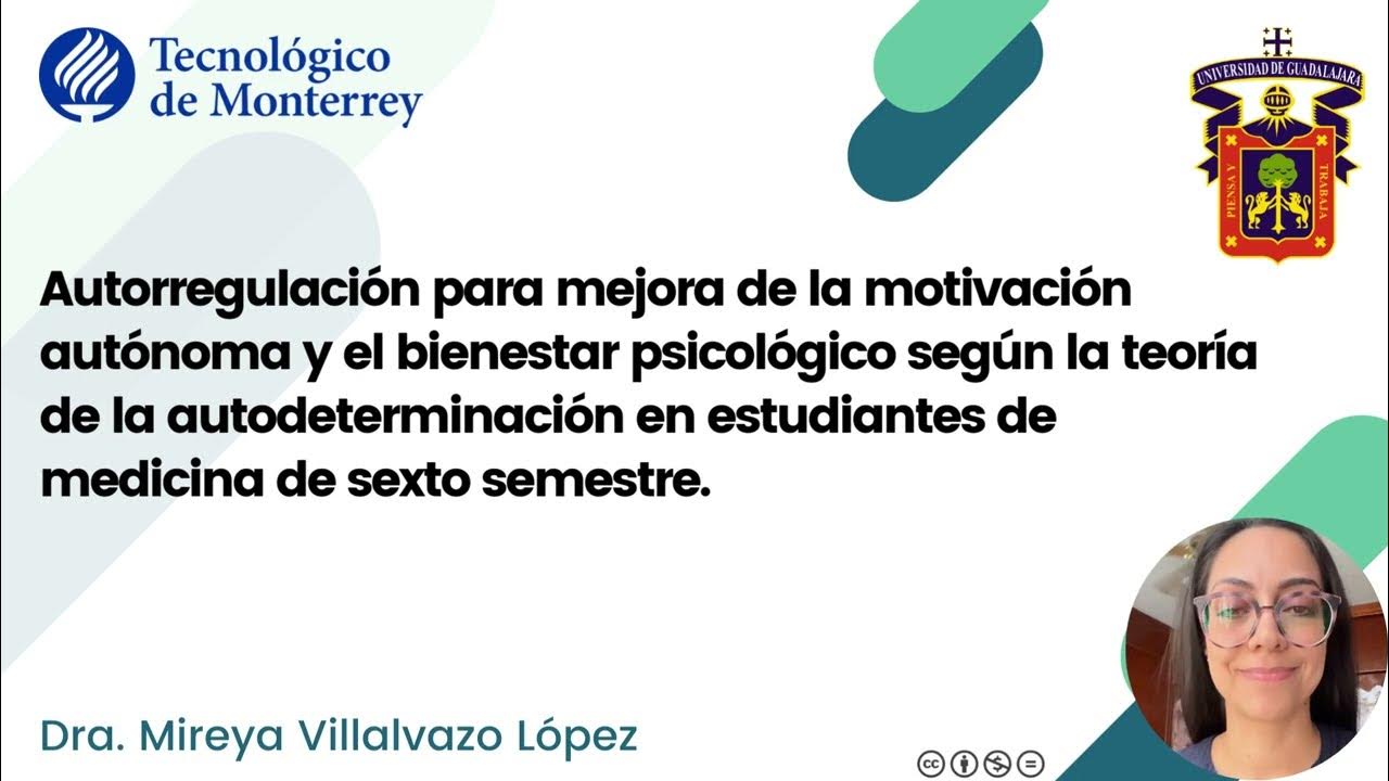 Autorregulación para mejora de la motivación autónoma y el bienestar psicológico - YouTube