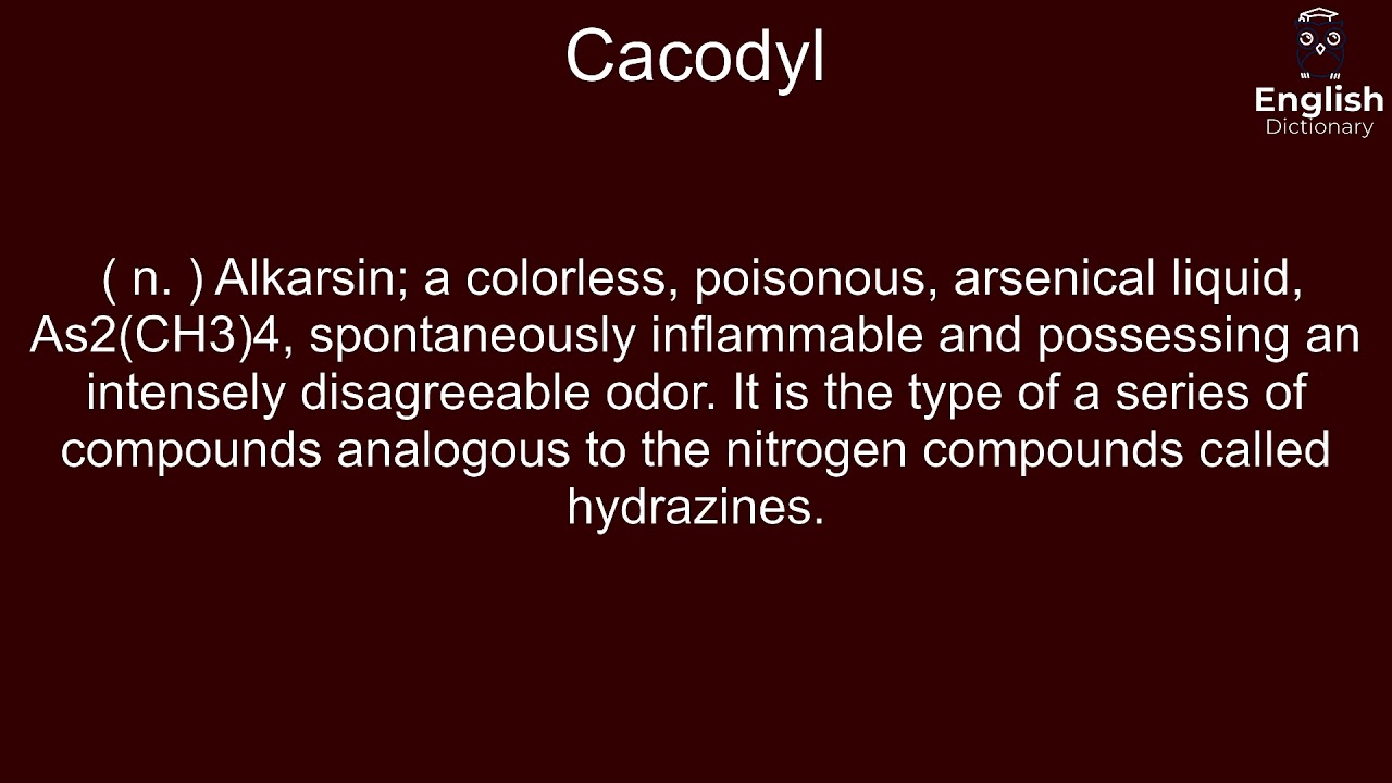 Cacodyl - YouTube