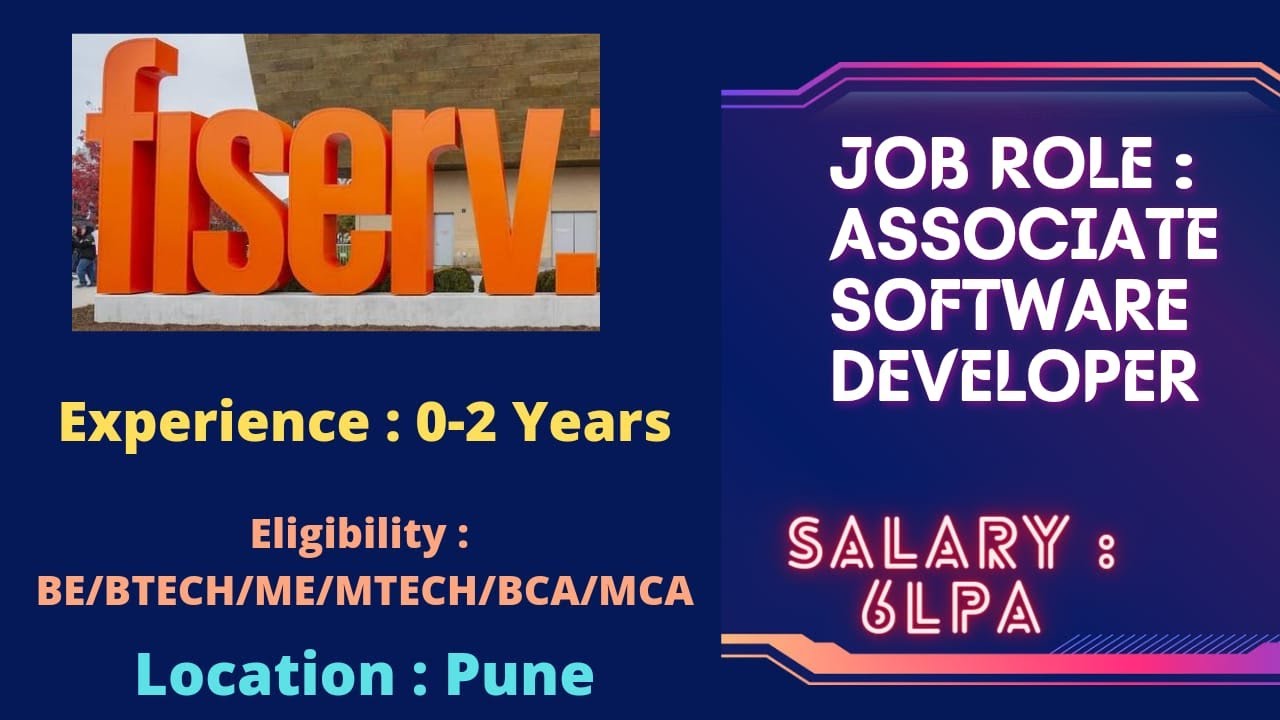 Fiserv Off Campus Hiring Freshers for the Role of Associate Software Development | - YouTube