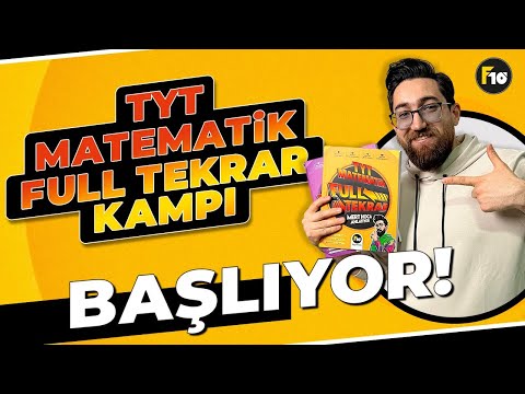 TYT Matematik Full Tekrar Kampı Başlıyor | Kitap İncelemesi | Kamp Programı | #tytbitsin