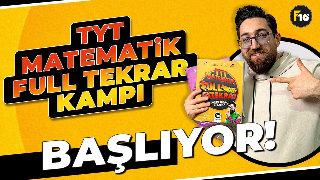 TYT Matematik Full Tekrar Kampı Başlıyor | Kitap İncelemesi | Kamp ...