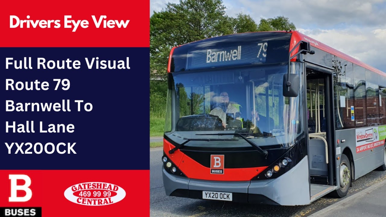 DEV: FULL ROUTE VISUAL | Nexus Bus Route 79 - Barnwell to Houghton ...