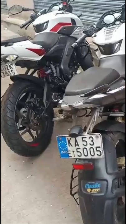 Ns200 Bs5 Bs White & Black colour - YouTube