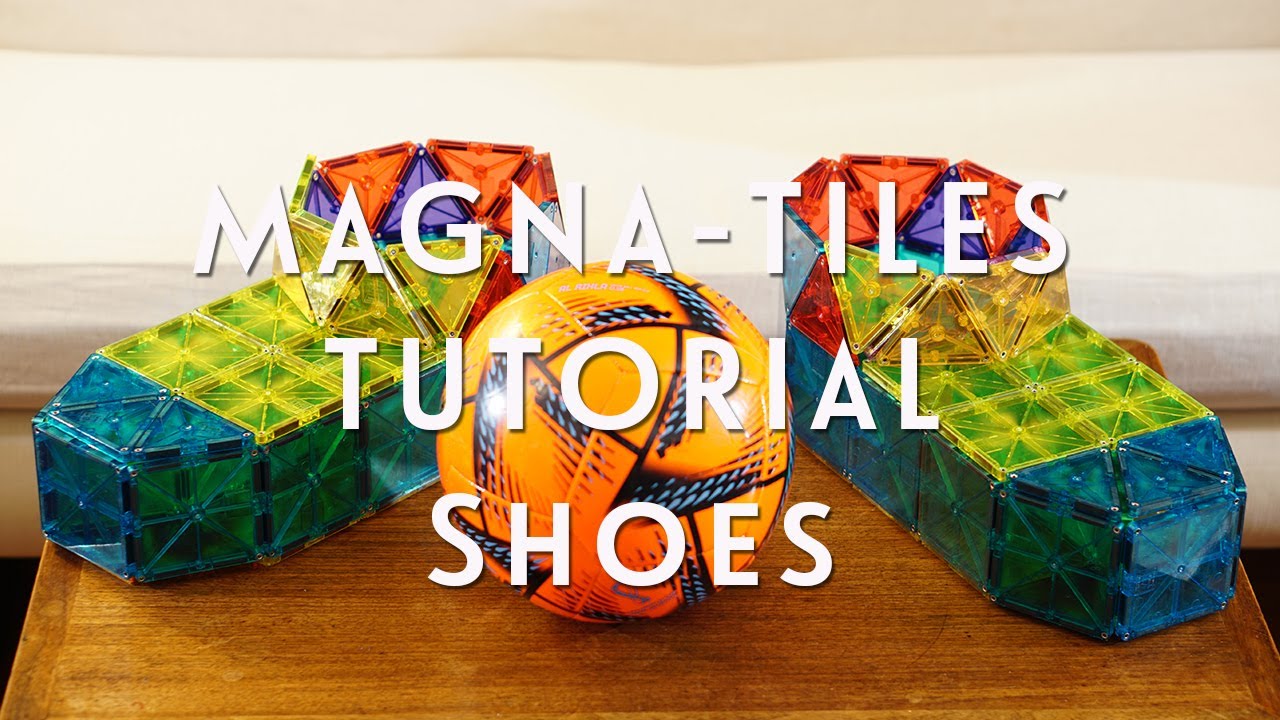 Magna-Tiles Idea: Shoes (Football cleats) - YouTube
