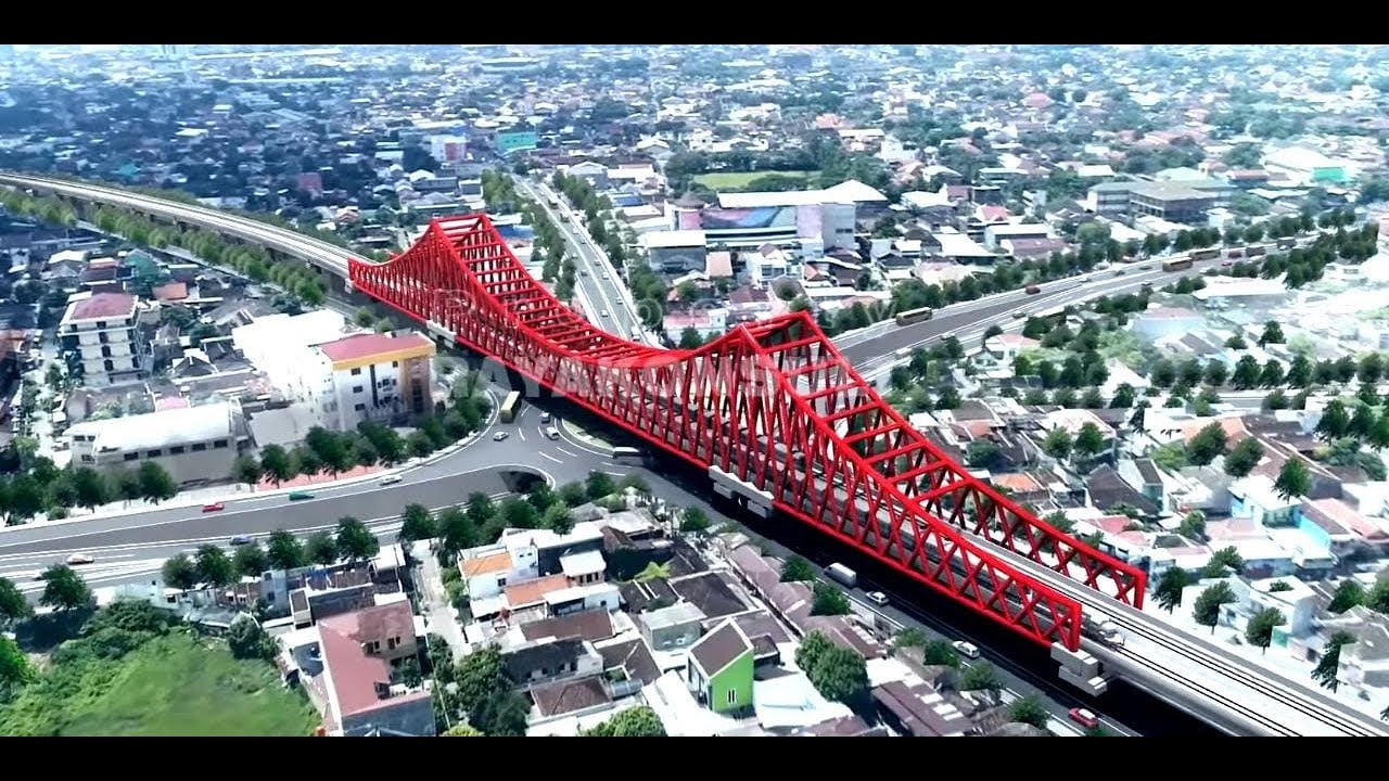Jembatan Rel Layang Joglo Solo Tersambung, Jalan Dibuka Awal Desember ...