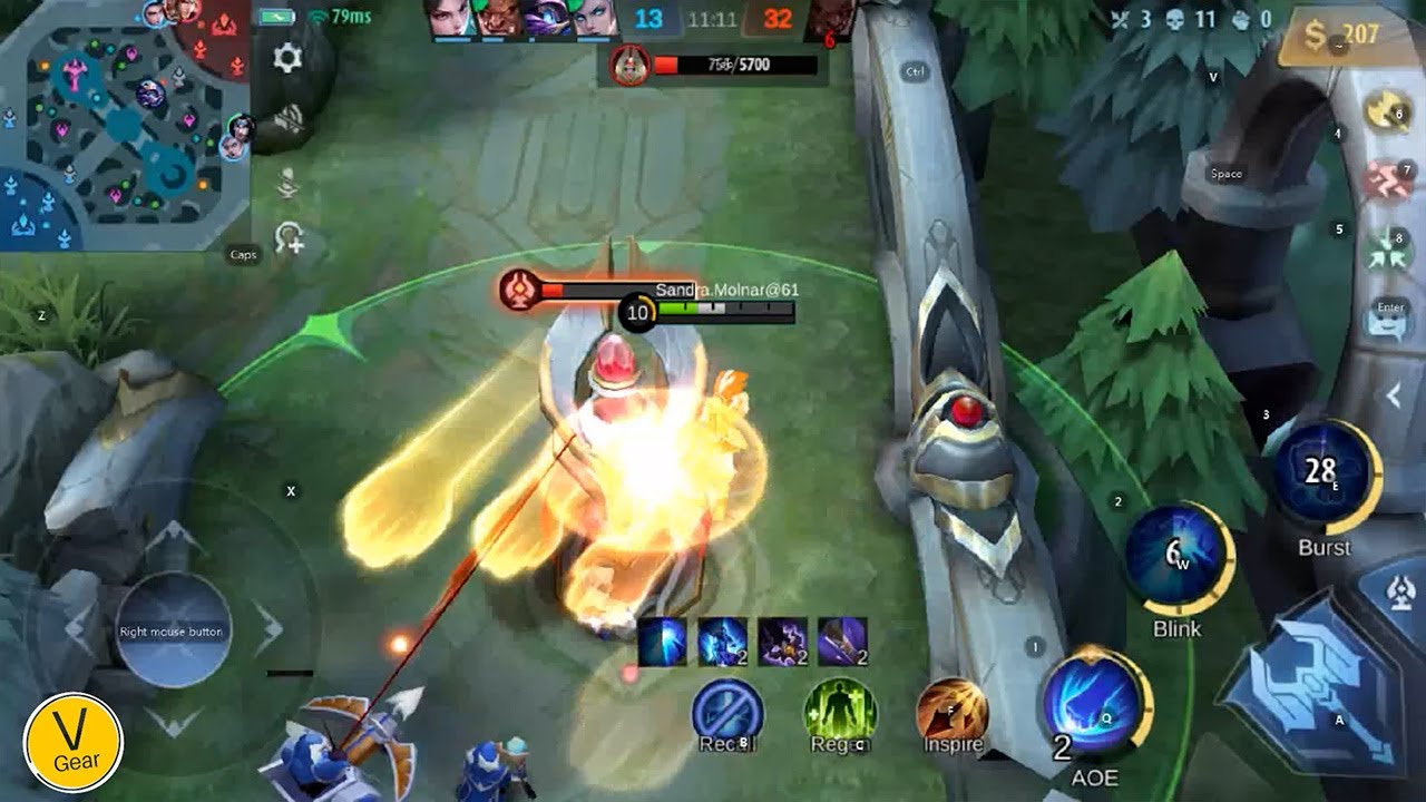 Mobile Legends Bang Bang Gameplay | Destroy the enemy Base part 5 - YouTube