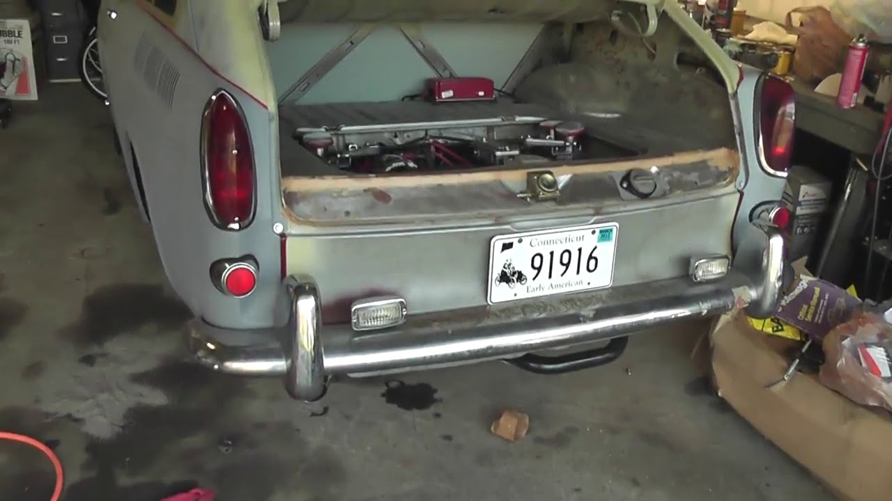 ISP West over the top exhaust for VW Type III - YouTube