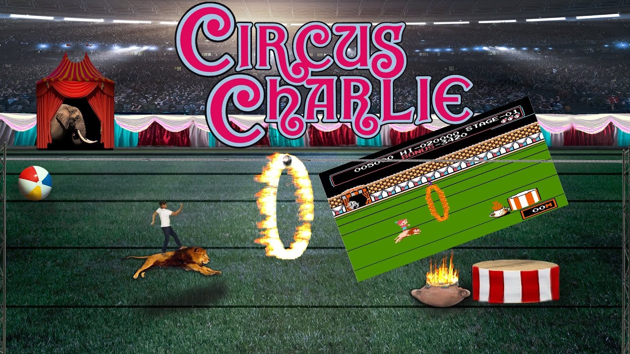 circus charlie gameplay - the craziest circus game Childhood game - YouTube