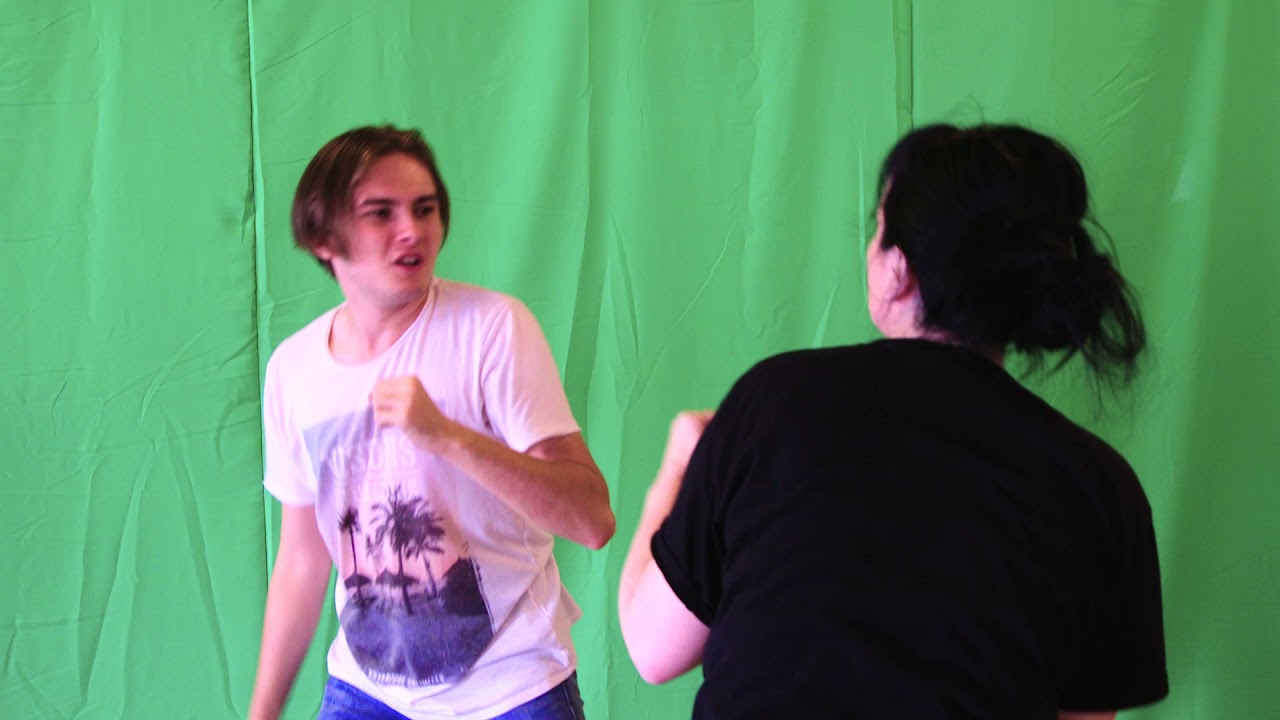 Basic Unarmed Stage Combat Fight - YouTube