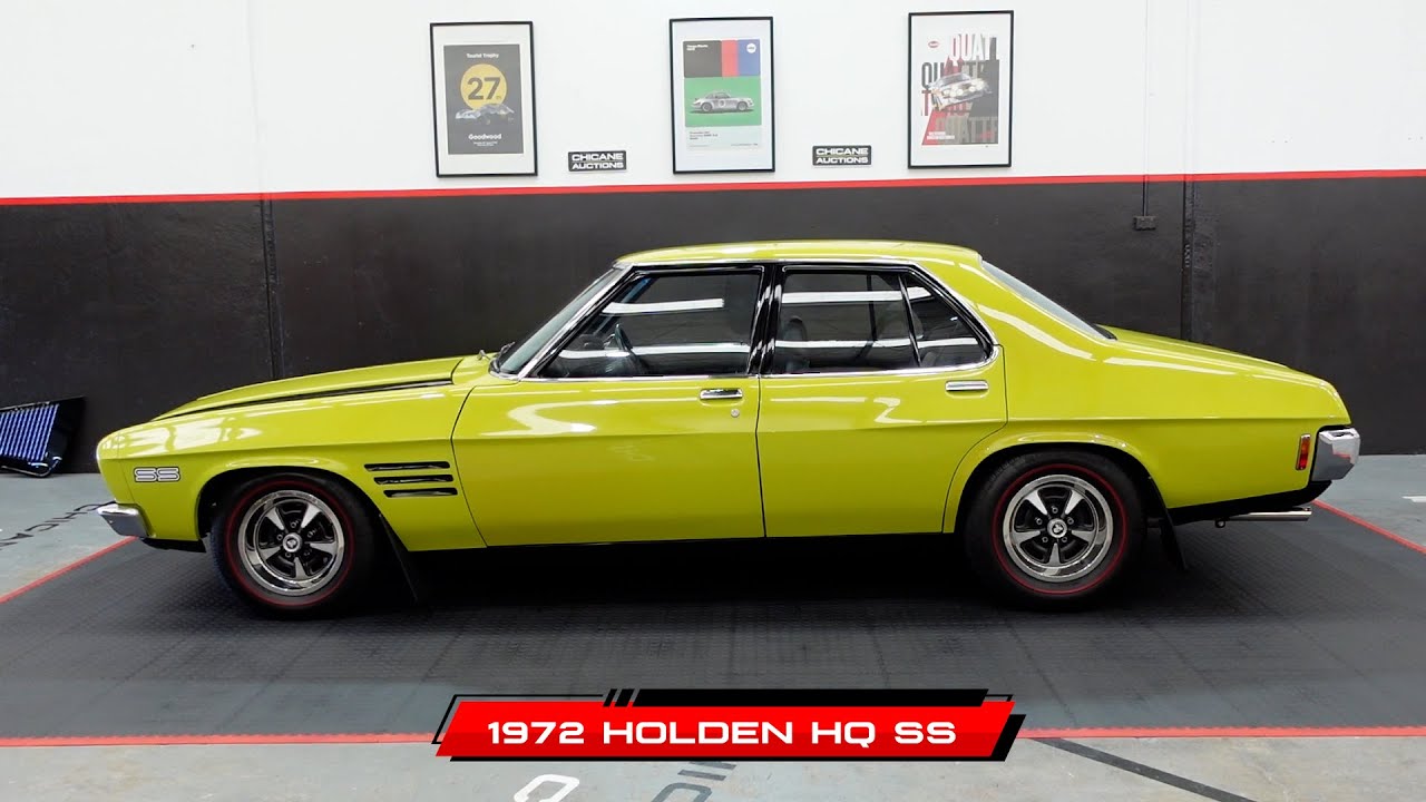 1972 HOLDEN HQ SS - Chicane Auctions - YouTube
