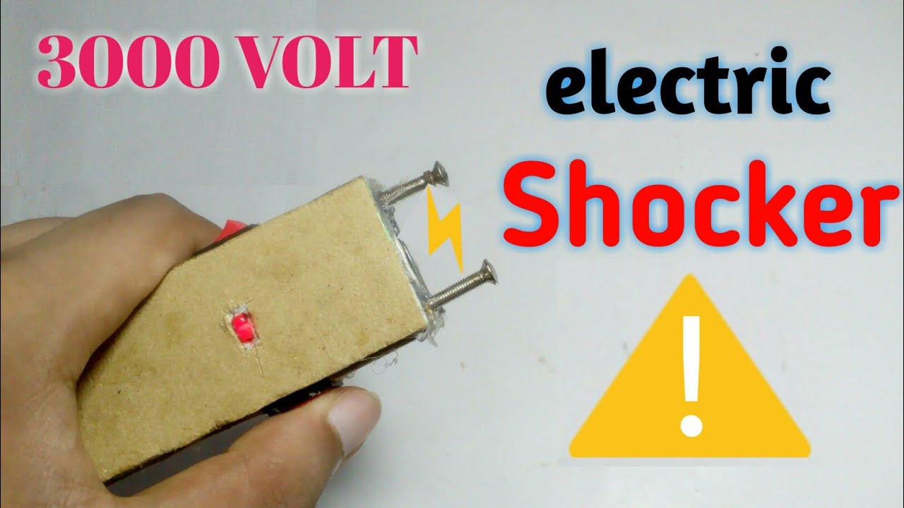 Make Electric Shocker. DIY 3000 VOLT! - YouTube