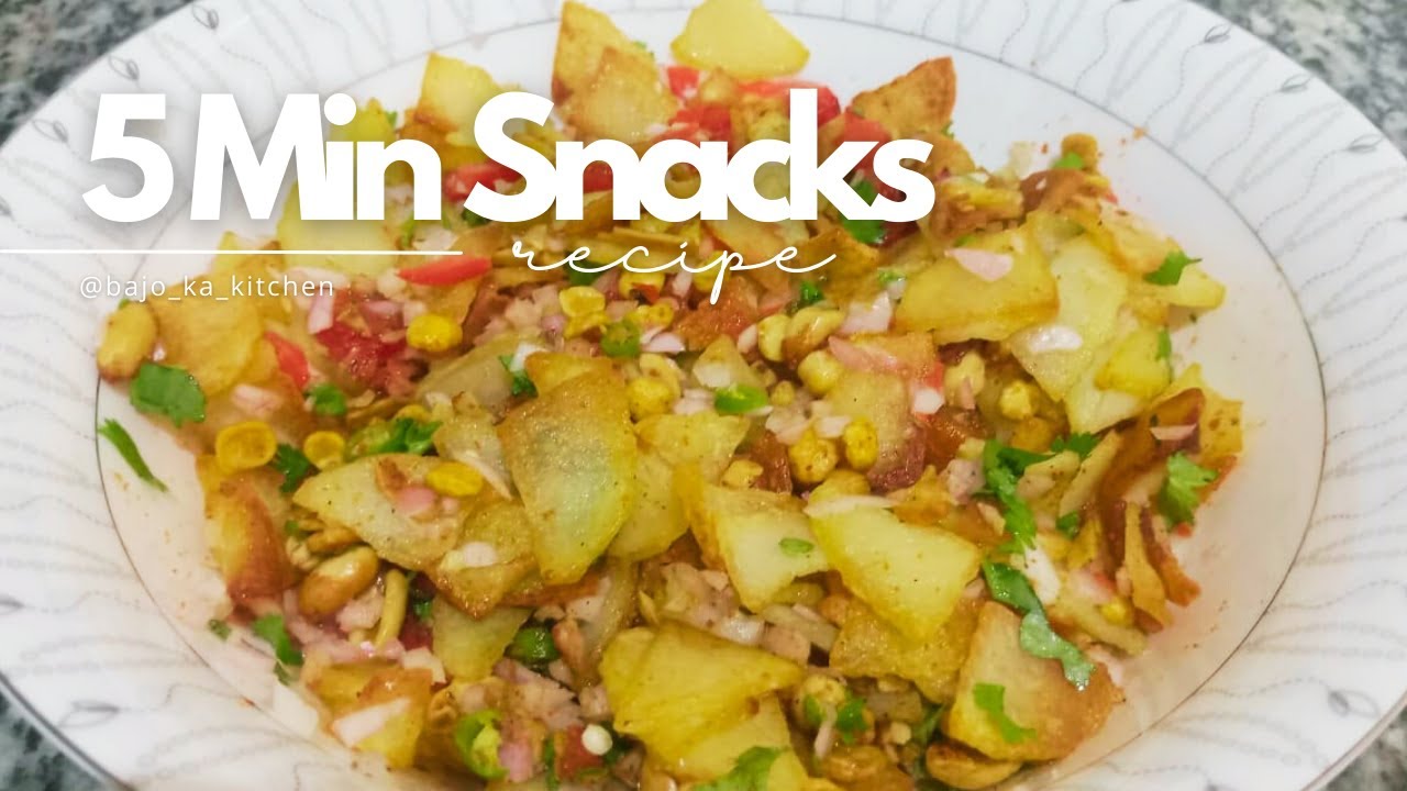 5-Minutes Snacks Recipe | Easy snacks recipe | instant snacks recipe ...