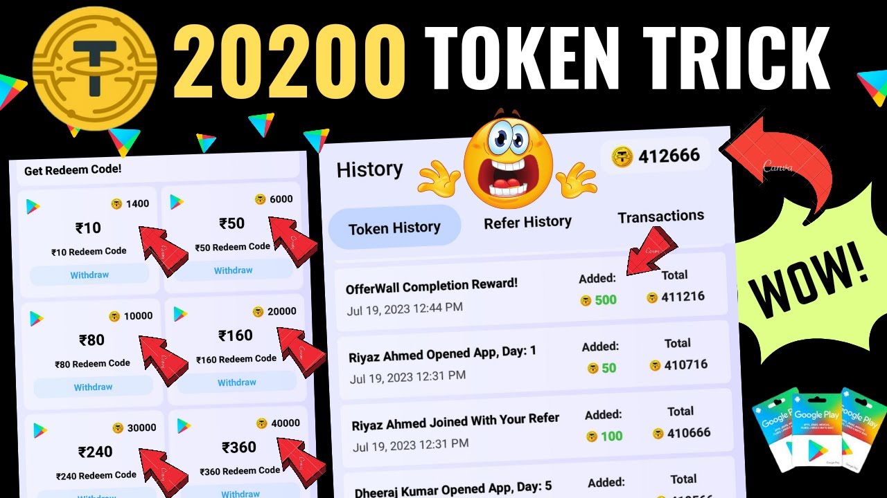 Get 20200 Tokens Instantly In Diamond Wala App | Get ₹160 Free Redeem ...