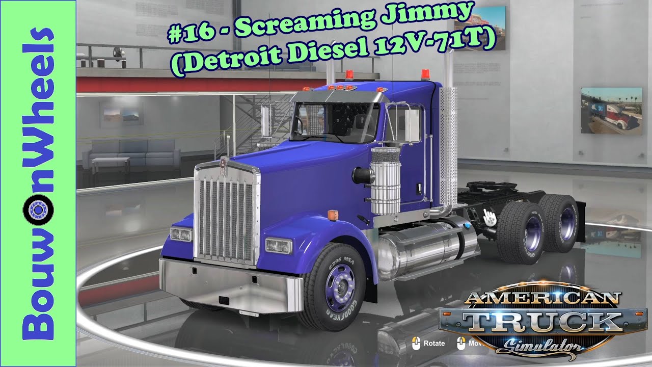American Truck Simulator || Gameplay | #16 Screaming Jimmy ( Detroit ...