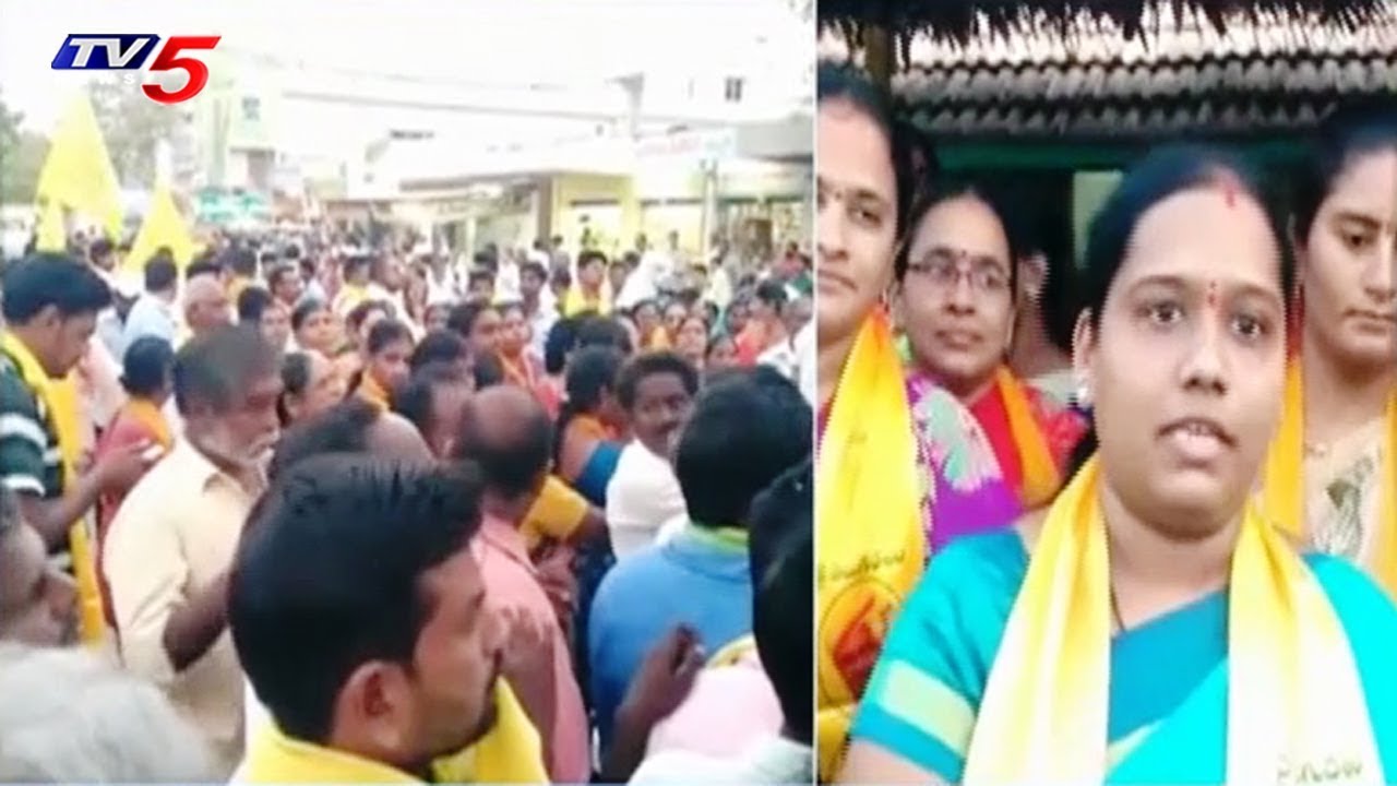 Addanki TDP Candidate Gottipati Ravikumar's Wife Jhansi Election ...