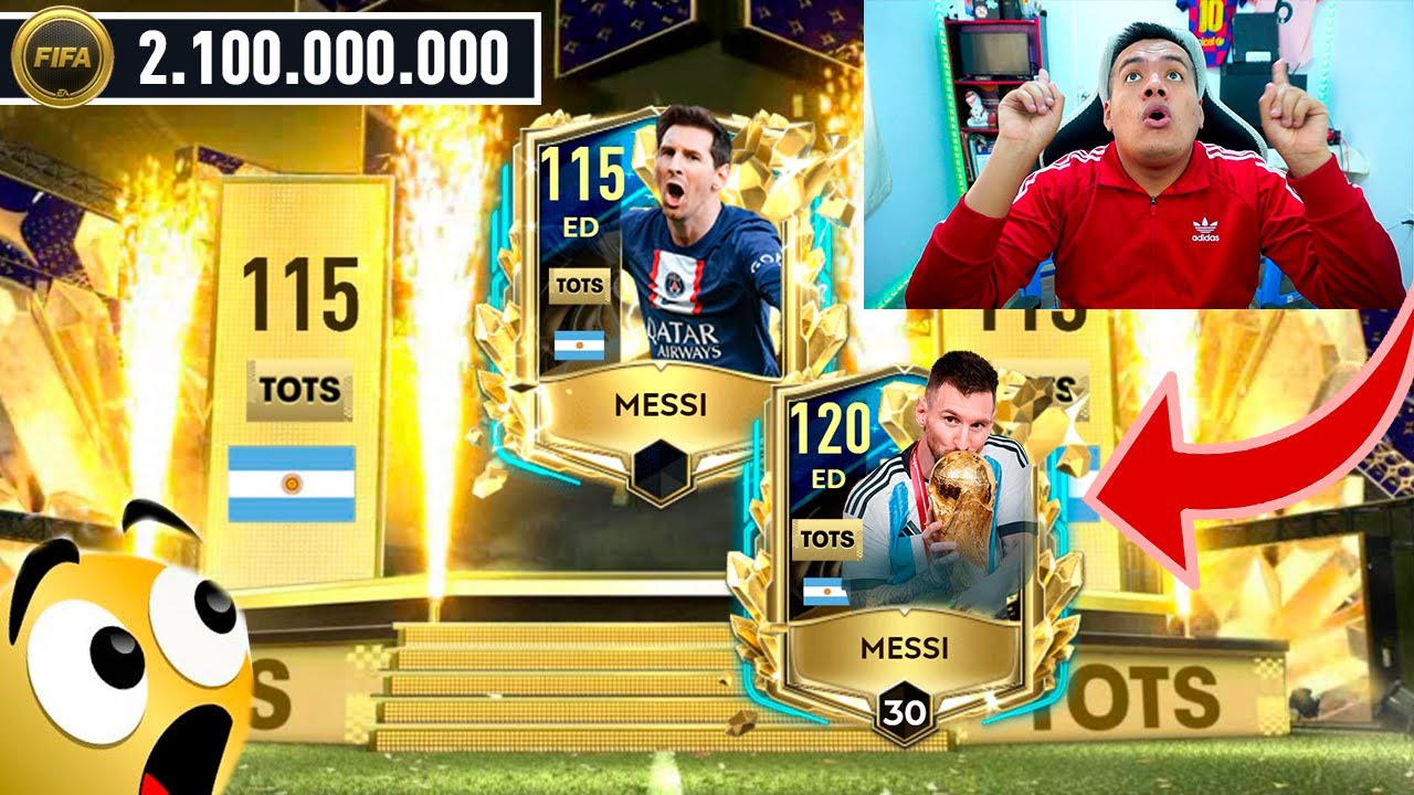 🐐 HEMOS CONSEGUIDO FICHAR A MESSI UTOTS en FIFA MOBILE *2 Mil Millones ...